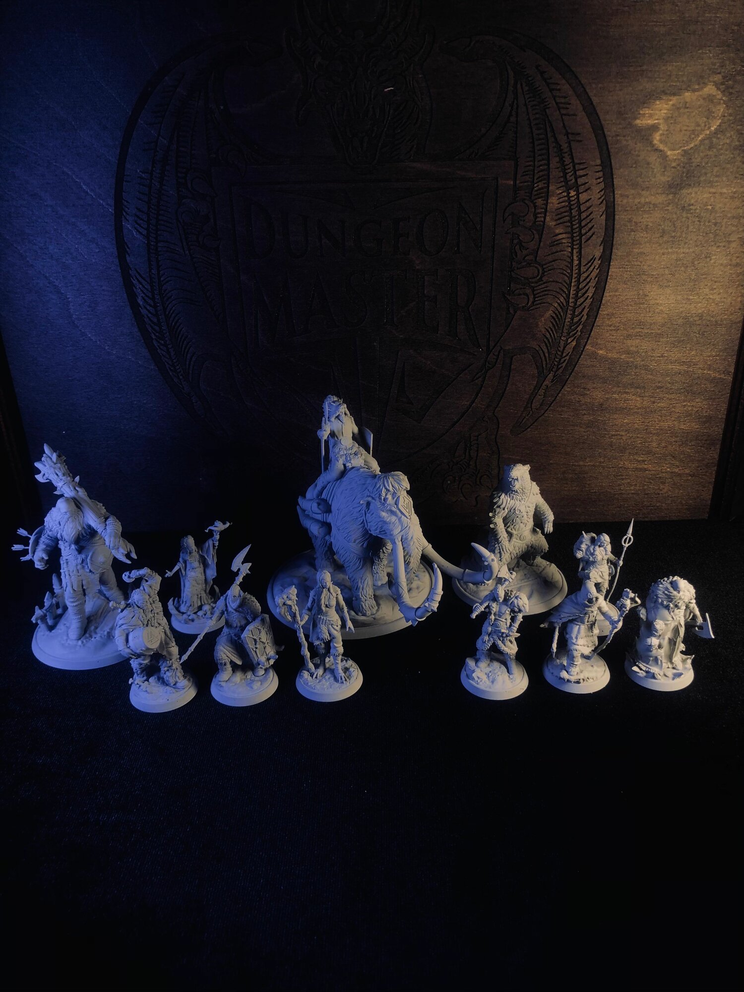 Воин Севера, Большой Набор Северного Племени, викинги - Миниатюра для настольных игр DnD, ДнД, Dungeons & Dragons, Pathfinder.