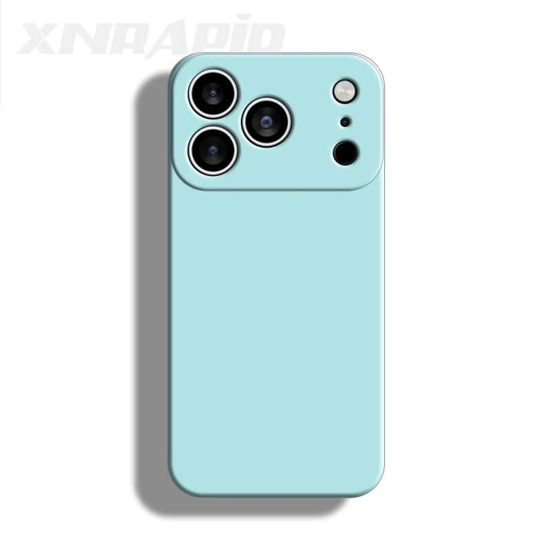 Матовый чехол для iPhone 17 Pro Max, а также для iPhone 17 Air, 16E, 16e, 15, 14, 13, 12 Mini, 11 Pro, X, XR, Xs Max, 7, 8 Plus – жидкий силиконовый чехол