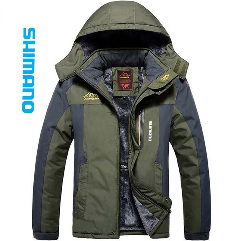 Зимний утолщенный водонепроницаемый рыболовный костюм SHIMANO для мужчин