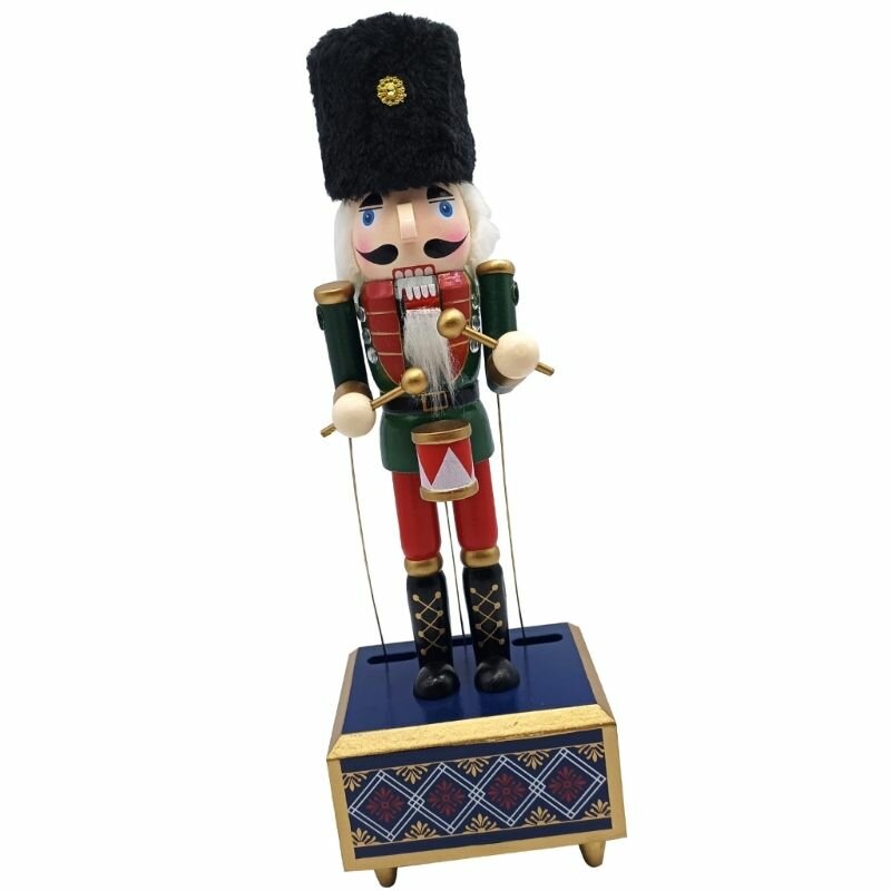 Деревянная музыкальная шкатулка Щелкунчик-LL0073