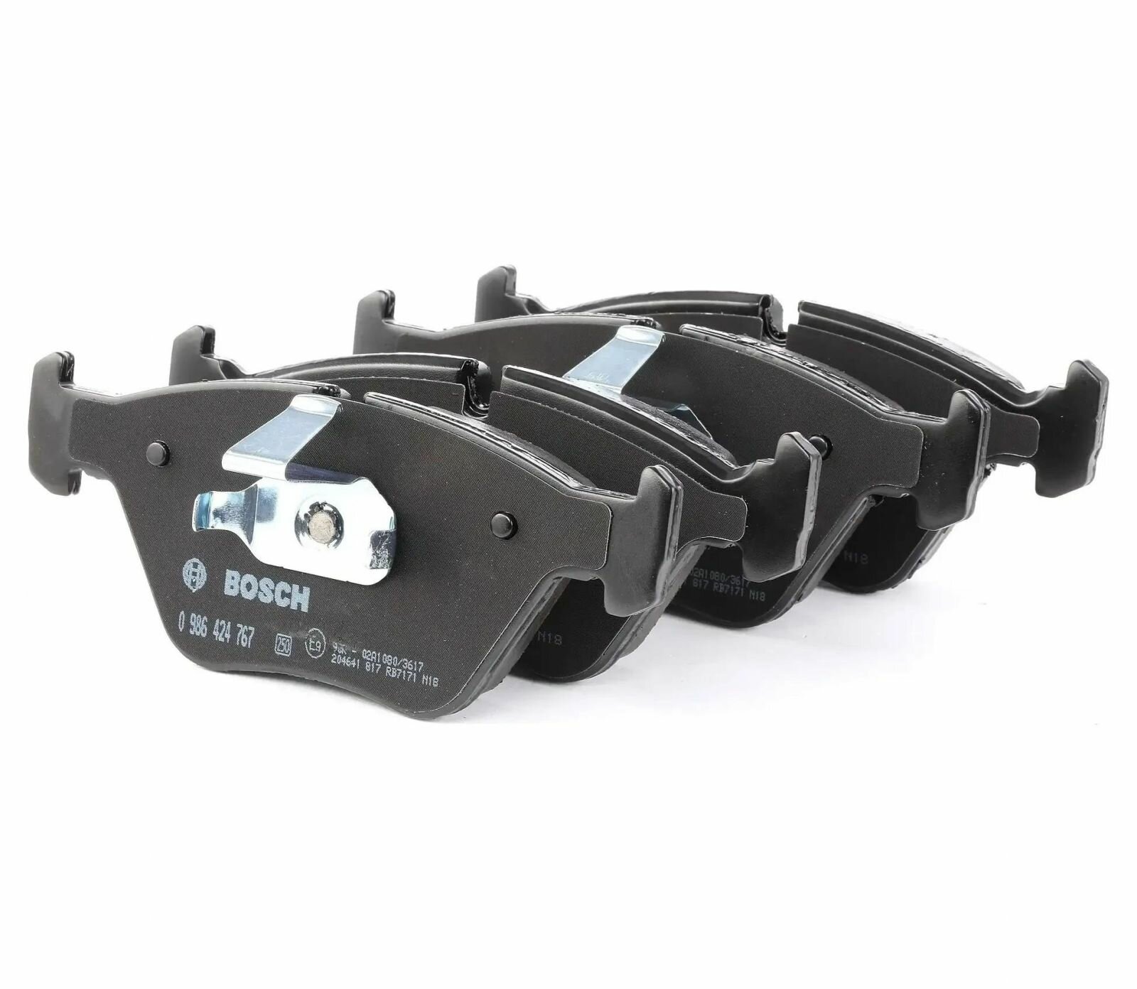 Колодки тормозные BOSCH 986424767 передние, BMW E46 330i-ix, 330d-dx, X3 2.5, 3.0, 3.0D