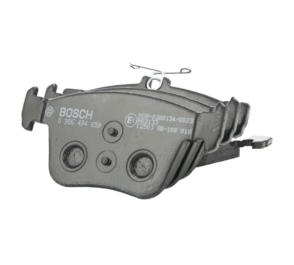 Колодки тормозные BOSCH 986494659 задние, Audi A3, VW Golf 1.2-2.0 12-