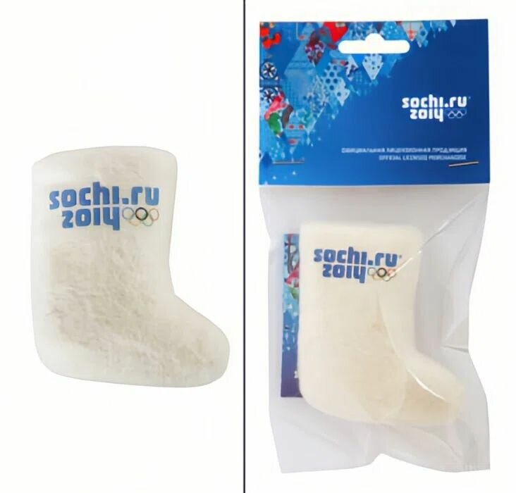 Магнит ND Play "Сочи 2014", Валенок, ручная работа, войлочный (СР021)