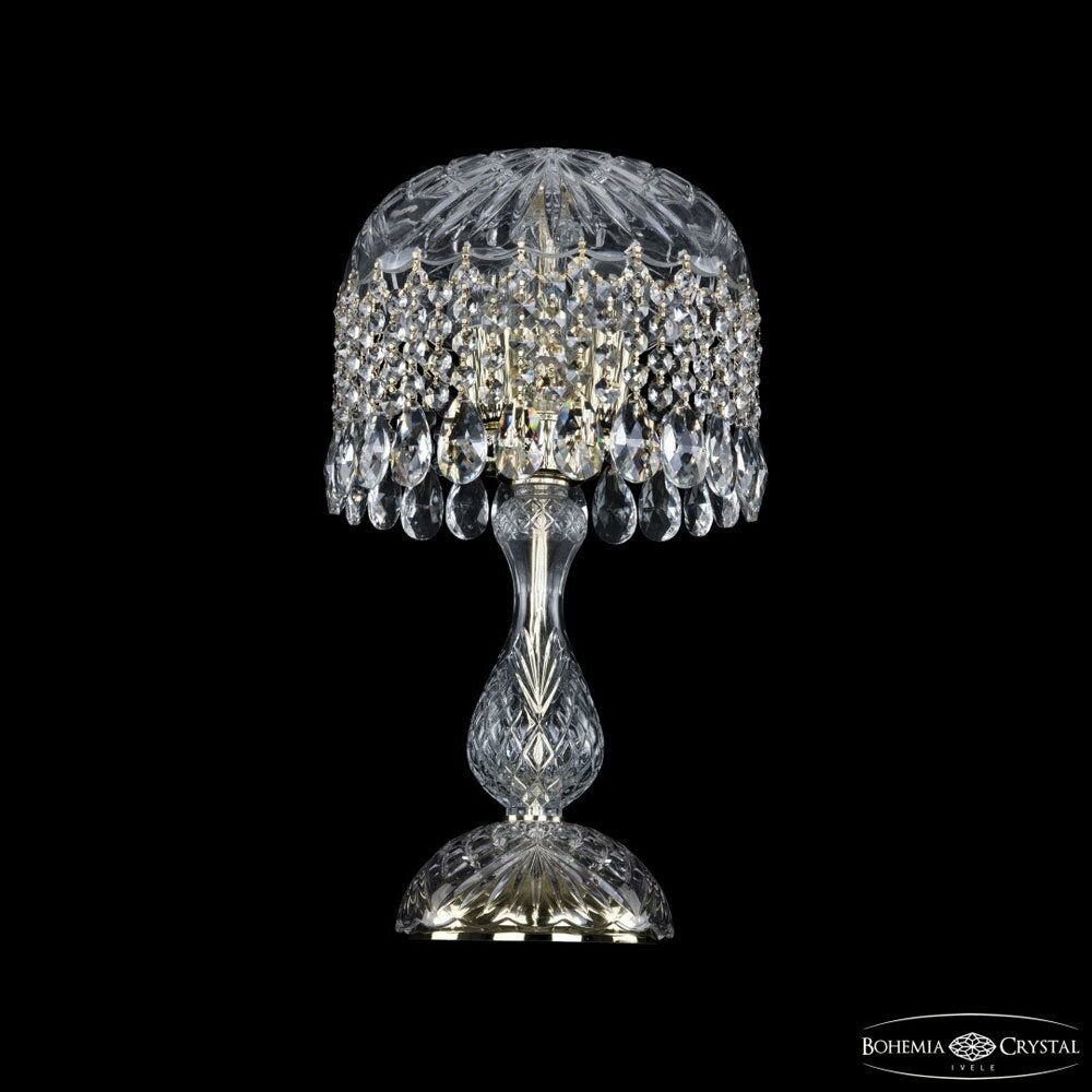 14781L1/25 G Настольная лампа хрустальная Bohemia Ivele Crystal, 1478