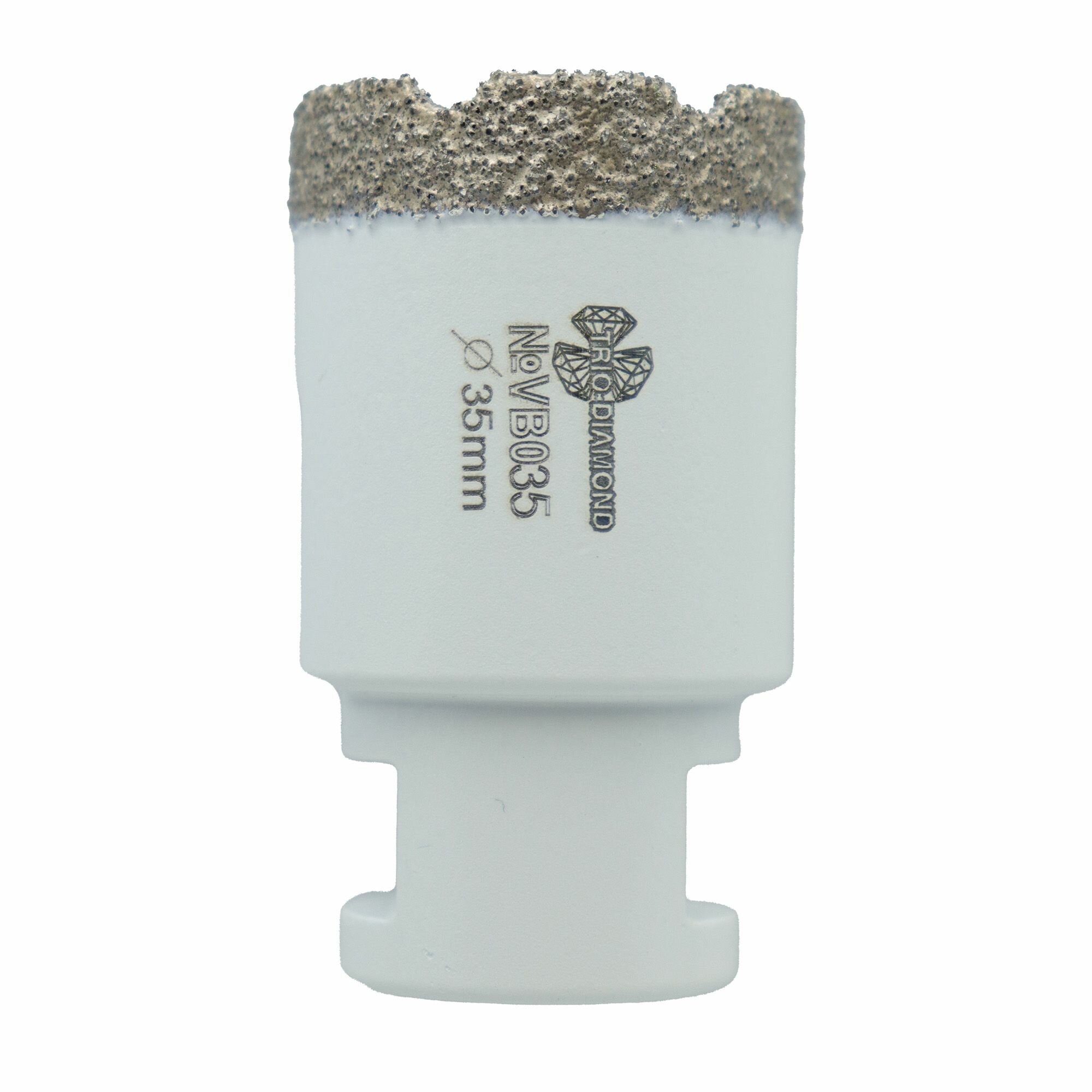 Коронка по керамограниту TRIO-DIAMOND Vacuum Brazed VB035 35 мм
