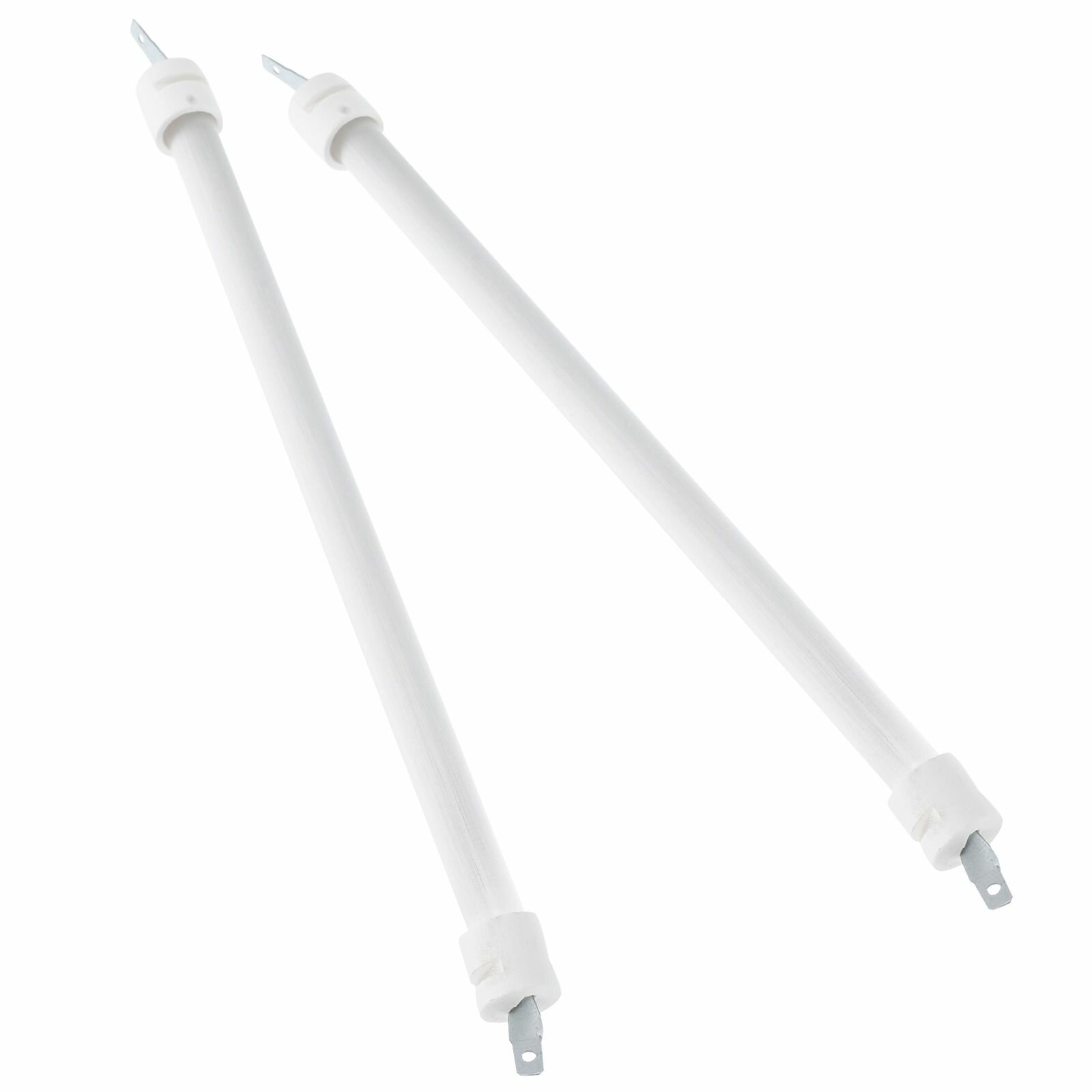 Керамическая кварцевая трубка нагрева для электрического уличного обогревателя, 2 штуки, белая, для ремонта