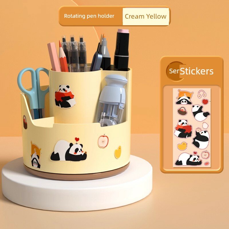 Подставка для ручек Deli, вращающаяся на 360 градусов, многоуровневая, с большой вместимостью, для учеников начальной