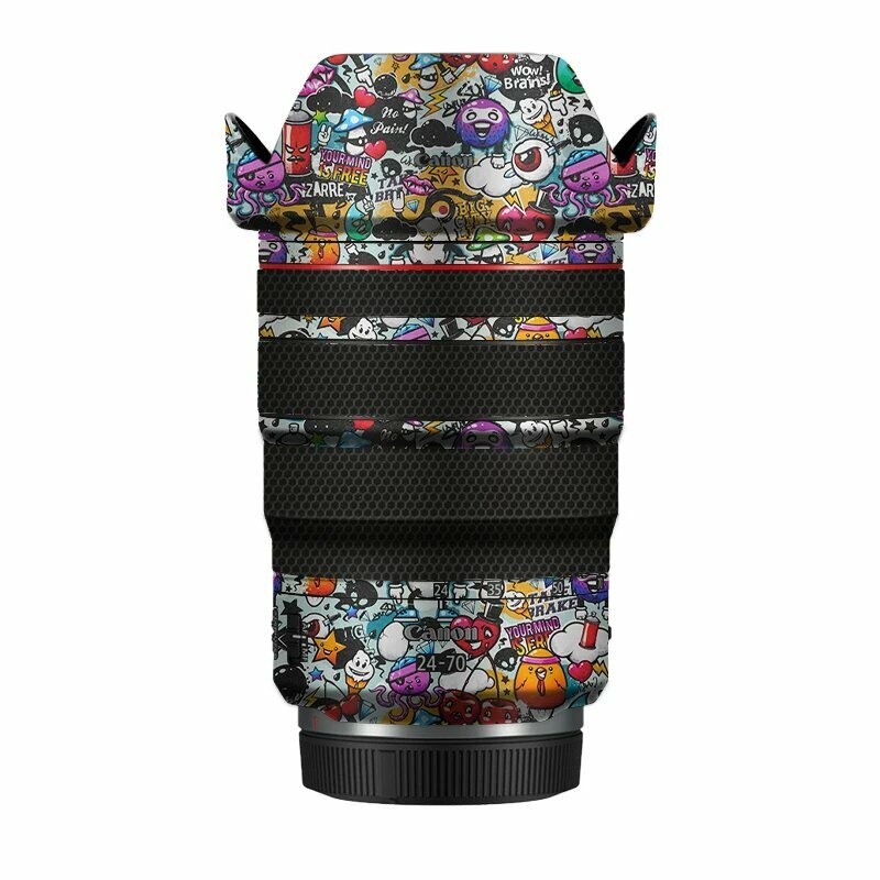 Карбоновая пленка с камуфляжным рисунком для полной защиты Canon, узор уникальных элементов, подходит ко всем