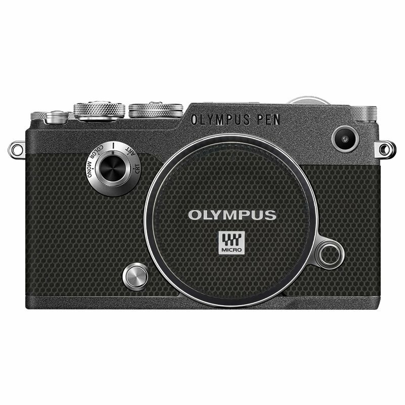 Защитная пленка для камеры Olympus PEN-F с глубоким серым и матовым черным фоном, полная защита, клей 3M