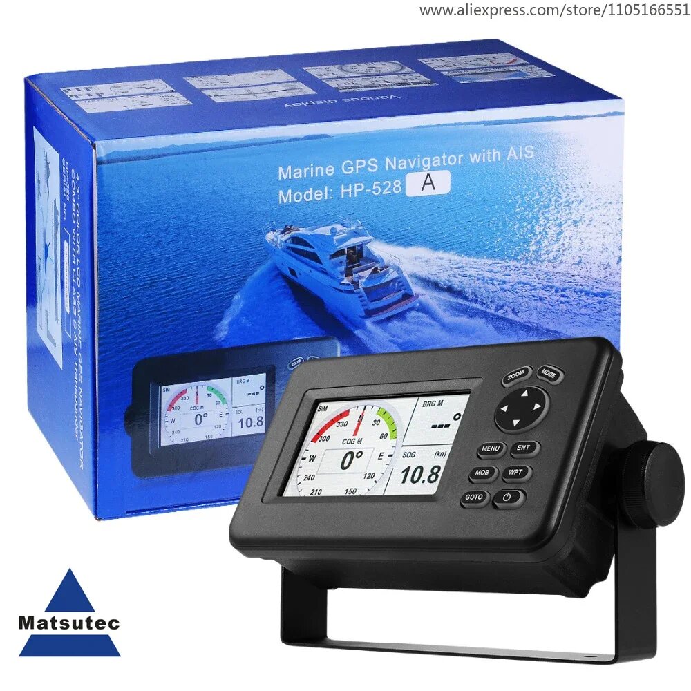 Matsutec HP-528A GPS-навигатор с транспондером AIS