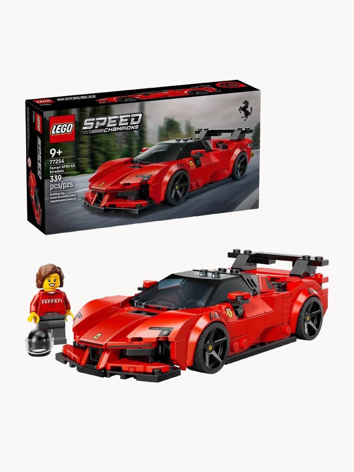 Конструктор LEGO Speed Champions 77254 Дорожный спортивный автомобиль Ferrari SF90 XX, 339 дет.