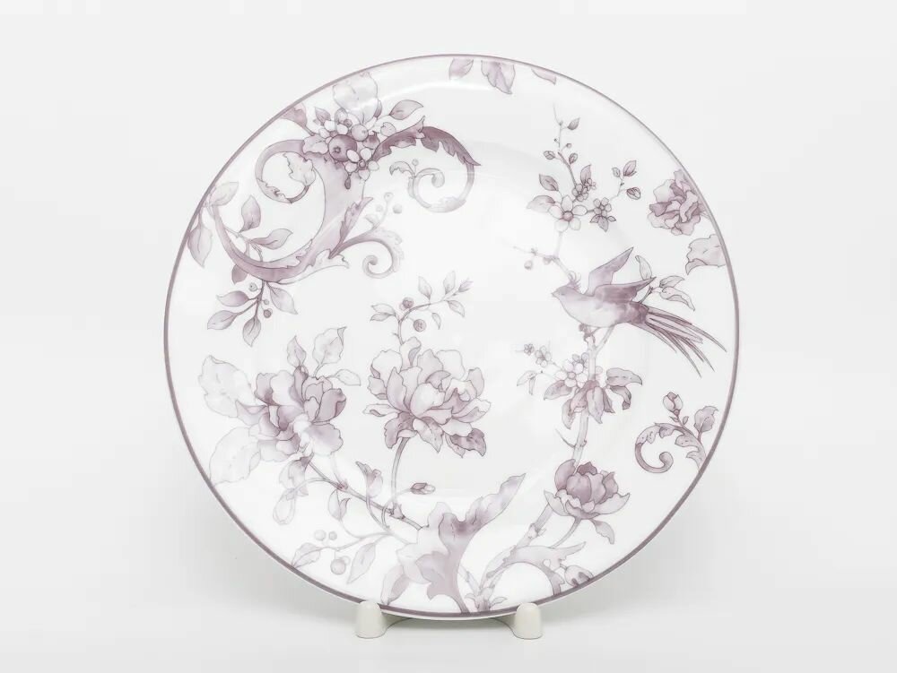 Тарелка плоская 21.5 см ф. Европейская рис. Monplaisir Violet / Монплезир фиолетовый