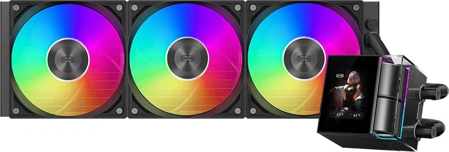 Система водяного охлаждения PcCooler DS360 Display AR