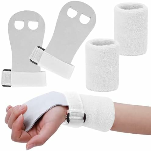 Защитные наручи для гимнастики детей и подростков (2 шт.), тренировочные аксессуары для защиты ладоней и запястья, спортивные принадлежности, черные ремни с наручными защитами, размер M