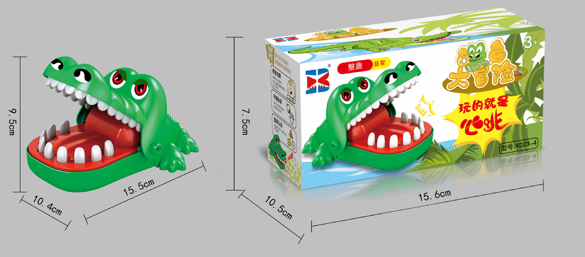 Большой рот крокодил игрушка большой динозавр кусает палец акула трюк детские декомпрессионные игрушки оптом Ручная