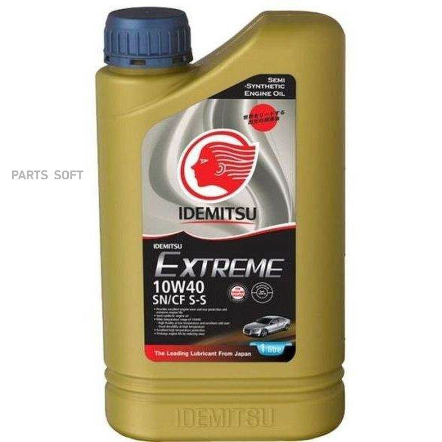 IDEMITSU 10W40 1L масло моторное SEMI-SYNTHETIC AP от официального дистрибьютора, IDEMITSU, артикул 30015045724000020