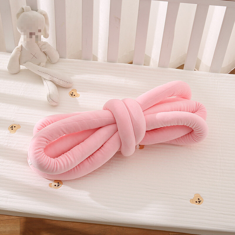 Бампер для детской кроватки, плетеный, защитная полоса, плетеный бортик для кровати, защитный бортик для новорожденных