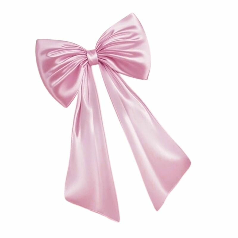 Украшение для вечеринки по случаю дня рождения с большим бантом-розовый