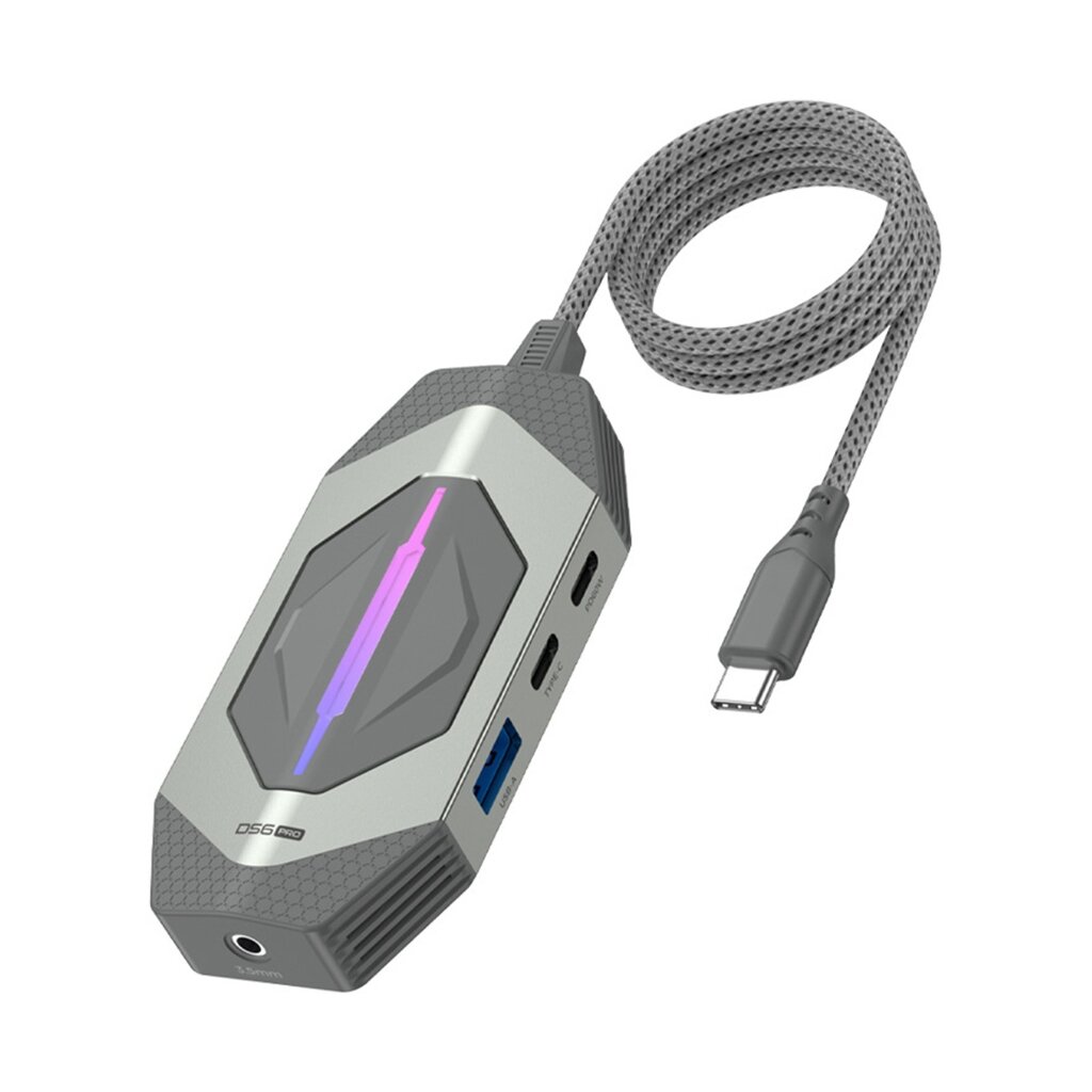 Док-станция USB C для подключения к телевизору высокой четкости с разрешением 4K и частотой 60 Гц, выход 3xUSB3.0, разъем USB 3,5 мм, кабель-разветвитель для телефона, Аксессуары для ноутбуков