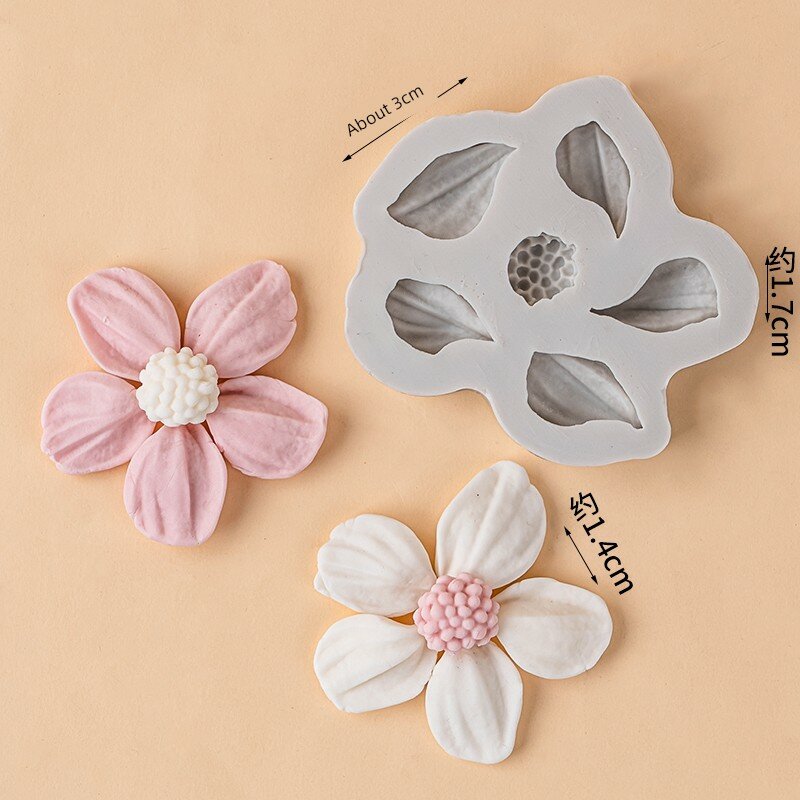 Модная силиконовая форма для выпечки в виде тюльпана, для декора тортов, из фонтанчика или шоколада, в виде лепестков,