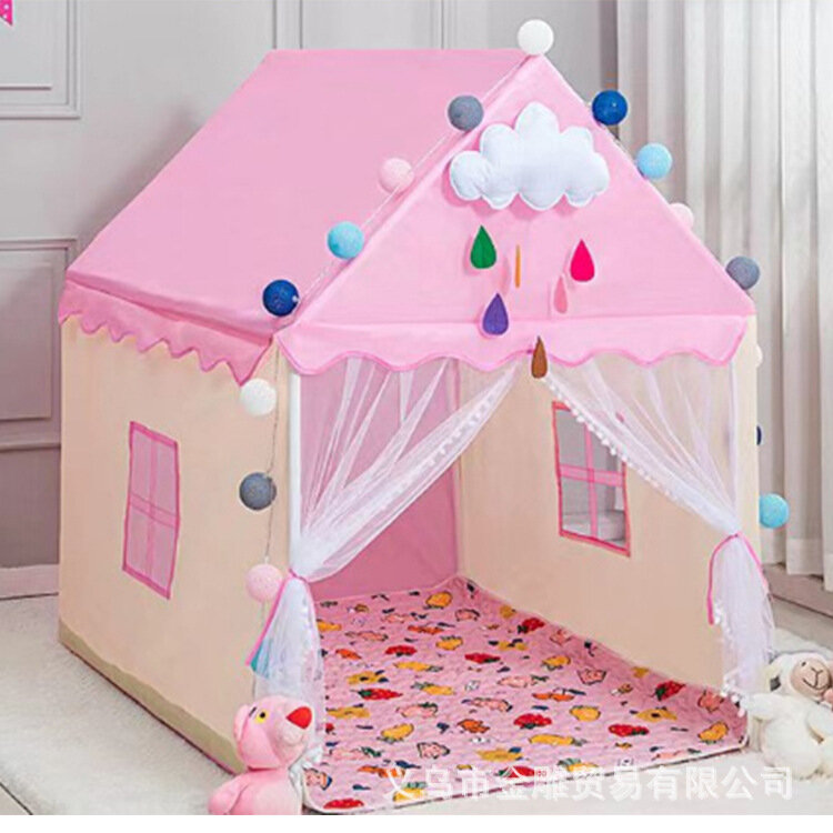 Детская палатка для домашнего использования, игровой домик для девочек, принцесса, большой замок, игрушечный дом для детей, уличный игровой домик