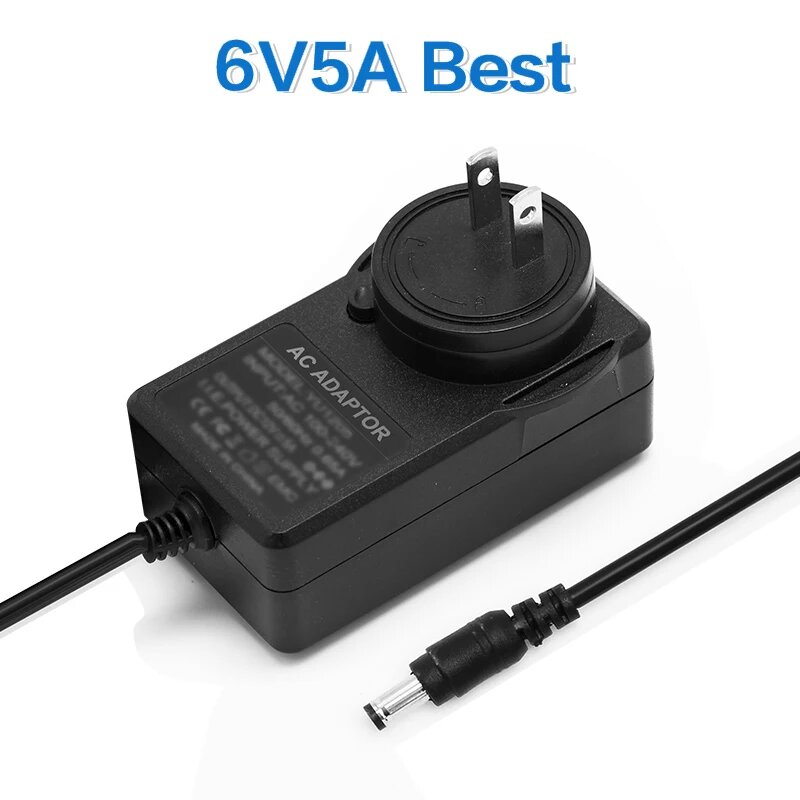 Адаптер питания 6V 5A EU для сфигмоманометра Wall Mount Best