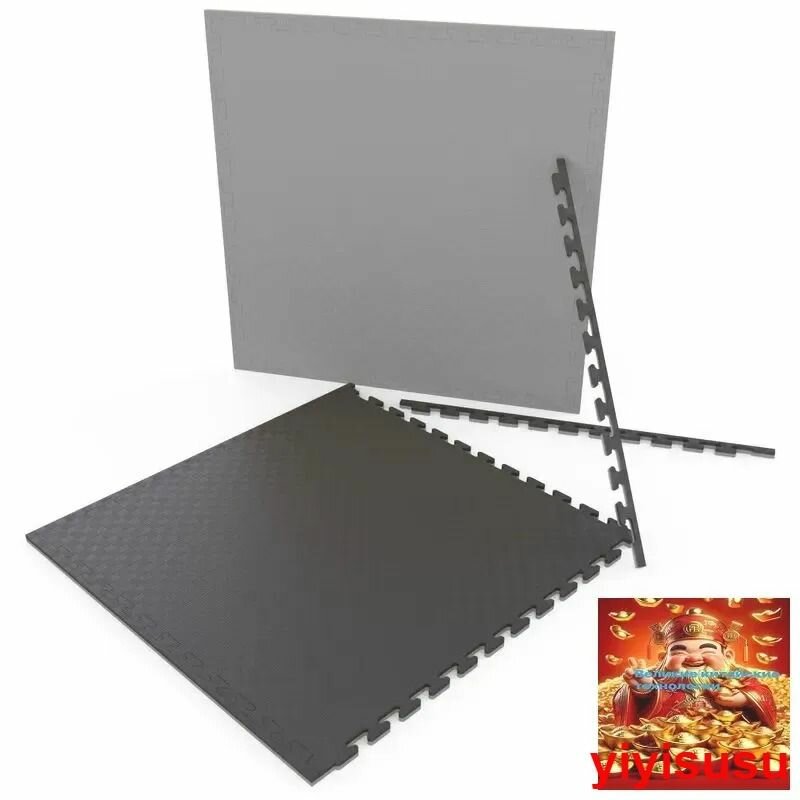 Будо-мат EVA 100 x 100 см, 40 мм, цвет серо-графитовый