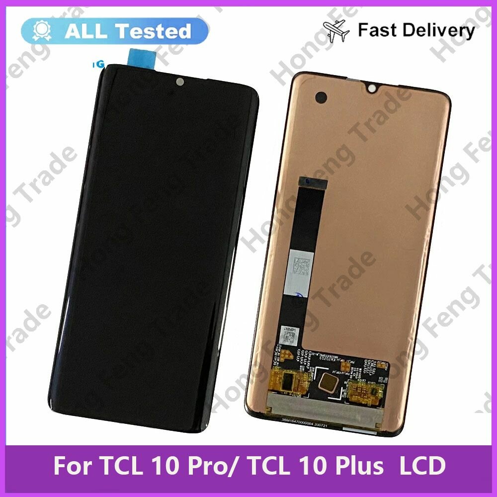 Дисплей для TCL 10 Plus T782H TCL 10 Pro T799B T799H(OLED), дисплей в сборе с сенсорным экраном, черный , содержать инструментов