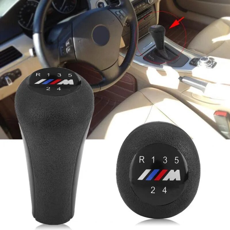 5-скоростная головка переключения передач рычаг переключения передач, головка волновой ручки для BMW 1 3 5 6 7 X1 X3 X5 M3