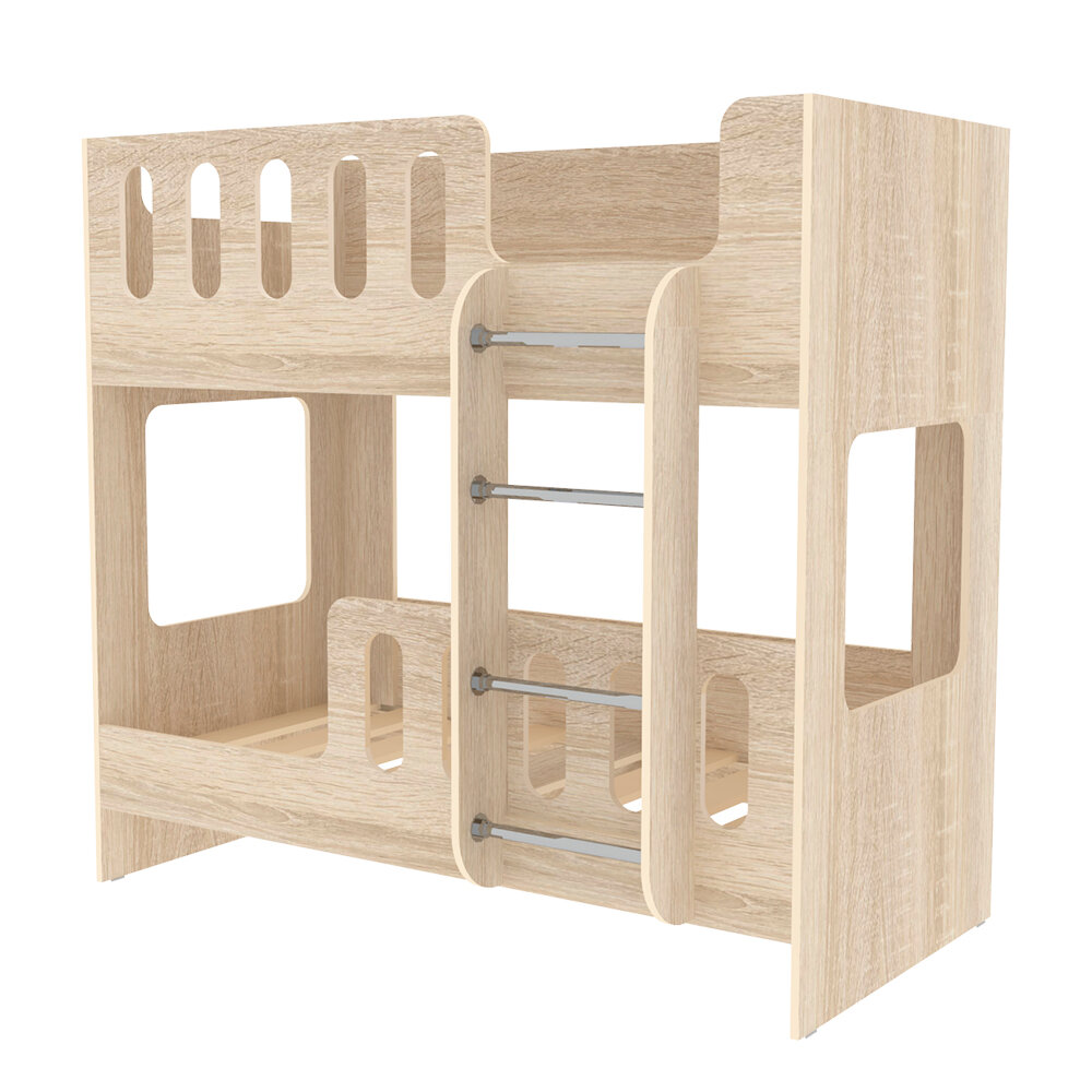 Двухъярусная кровать ДС-20 80x160 Дуб Сонома