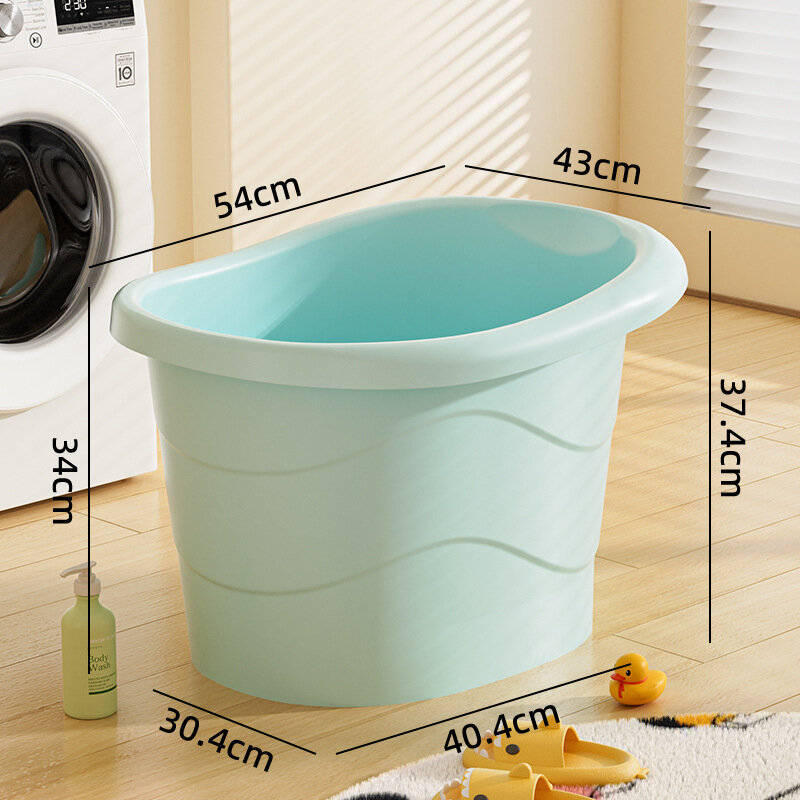 Детская пластиковая ванночка для ванной, ванночка для купания младенцев, утолщенная ванночка для замачивания, большая ванночка для детей