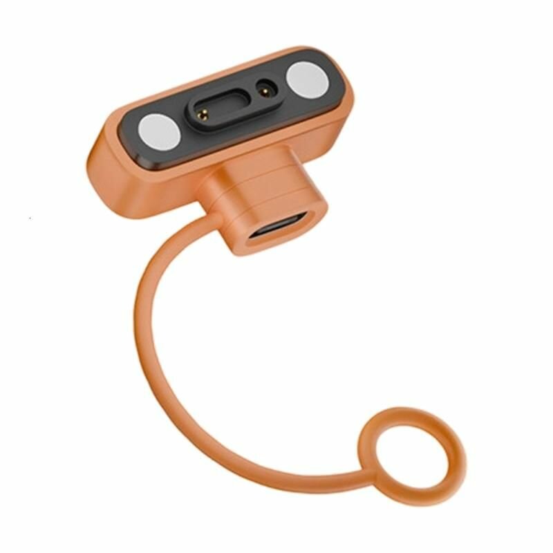 Адаптер для зарядки детских умных часов: ABS-пластик, быстросъёмный механизм, Оранжевый