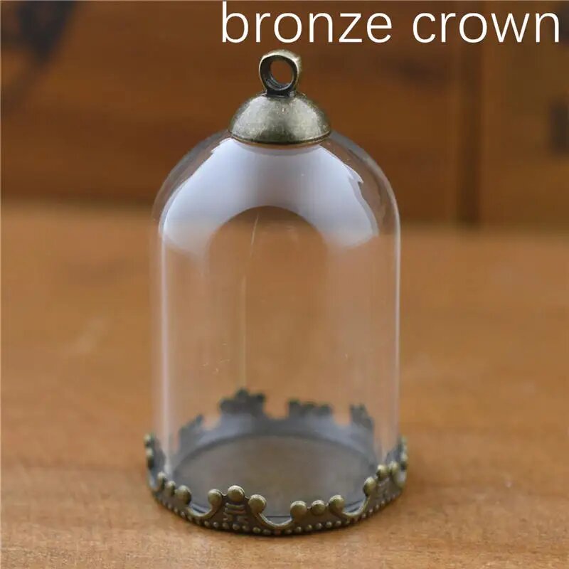 Стеклянные шары для украшений SNASAN, 10 шт. bronze crown