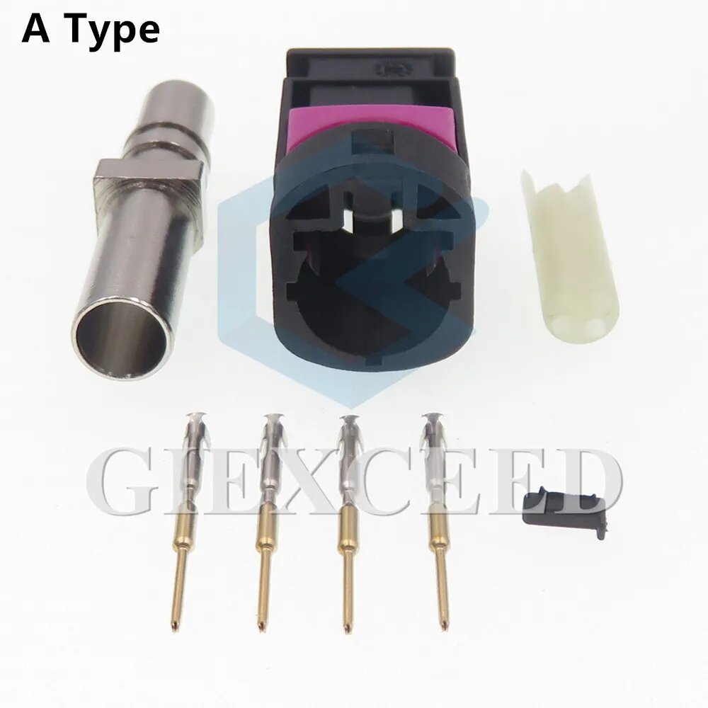 Комплект разъемов LVDS Fakra A Type, 4 шт.