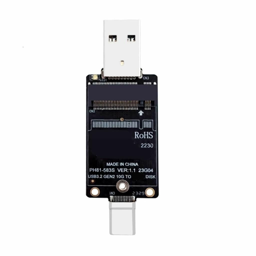 Адаптер M.2 NVME SSD в USB Type-C