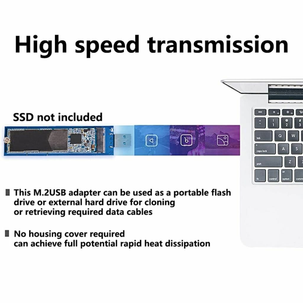 Адаптер M.2 NGFF SSD в USB 3.0 — фото 1