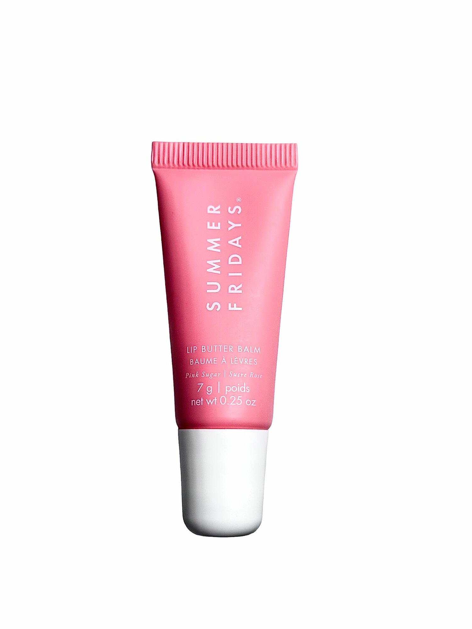 SUMMER FRIDAYS мини Бальзам для губ без коробки Lip Butter Balm (Pink sugar) 7 г
