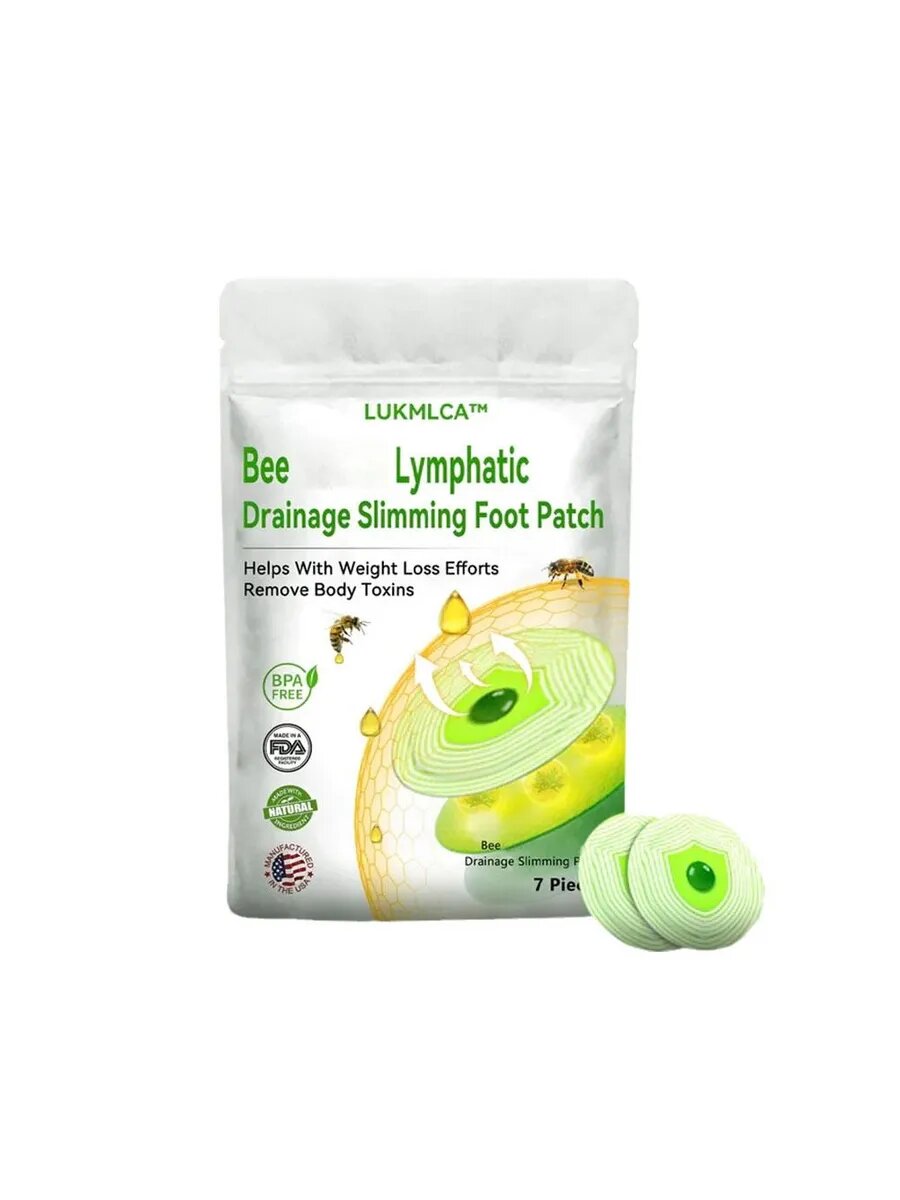 Патчи для ног, 7 шт, детокс и снятие усталости