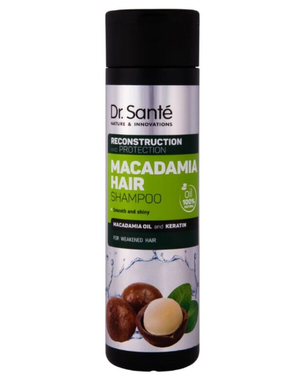 Dr.Sante Macadamia Шампунь для ослабленных волос Восстановление с маслом Макадамии, 250 мл