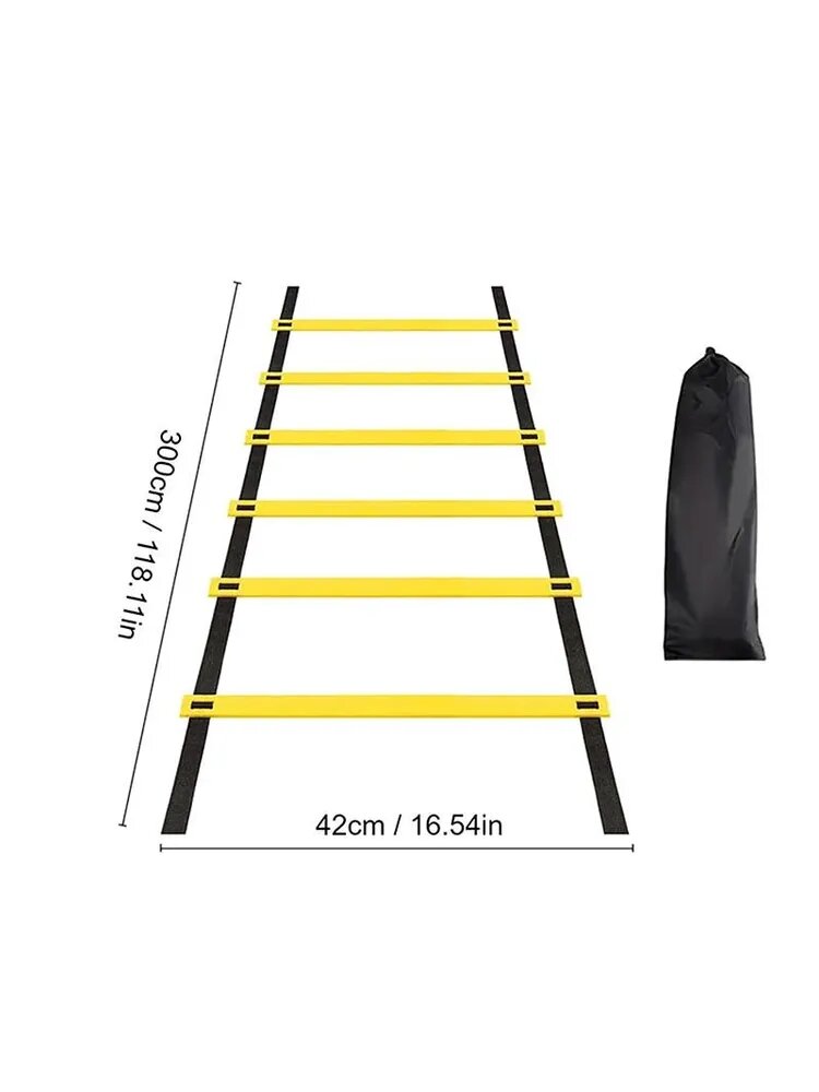 Гибкая лестница футбольная физическая тренировка веревочная лестница