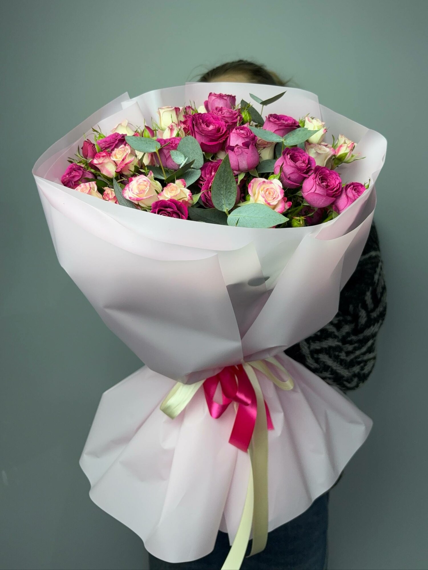 FRESH FLORA Утренний Сад – купить недорогой свежий букет живых цветов роз с доставкой