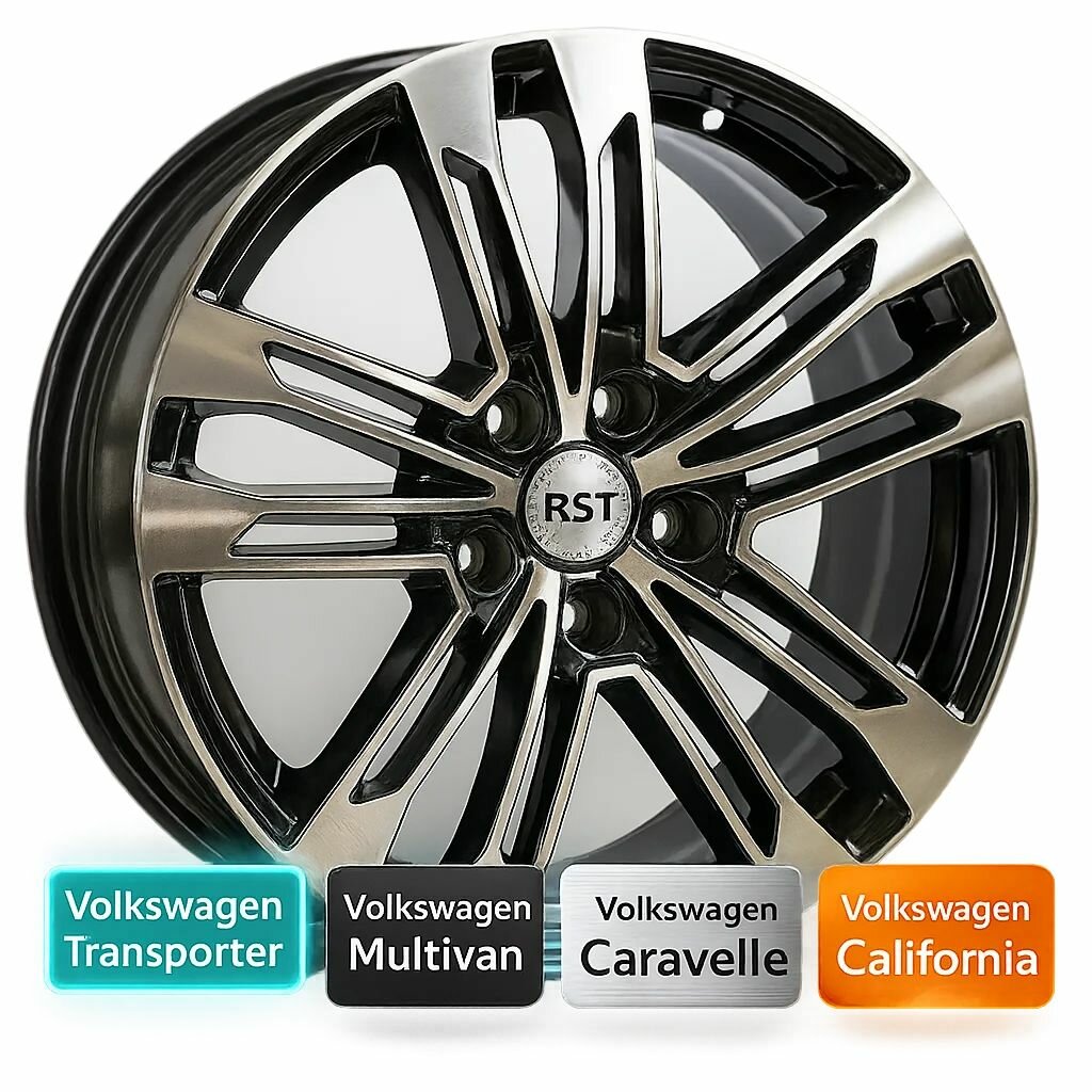 Диски RST R167 7x17 PCD 5x120 ET 55 DIA 65.1 BD