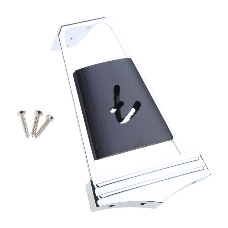 4-Струнная Электрогитара Бас-Трапеция Хвостовик Мост Инкрустация из Розового дерева Арочная Гитара Хвостовик Прост в установке