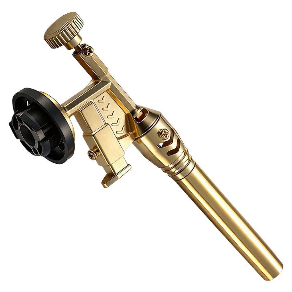 Горелка-баллончик с картриджем для легкого подключения газа С регулируемой температурой пламени 1300 ° C, термостойким корпусом и встроенной системой охлаждения вентилятора