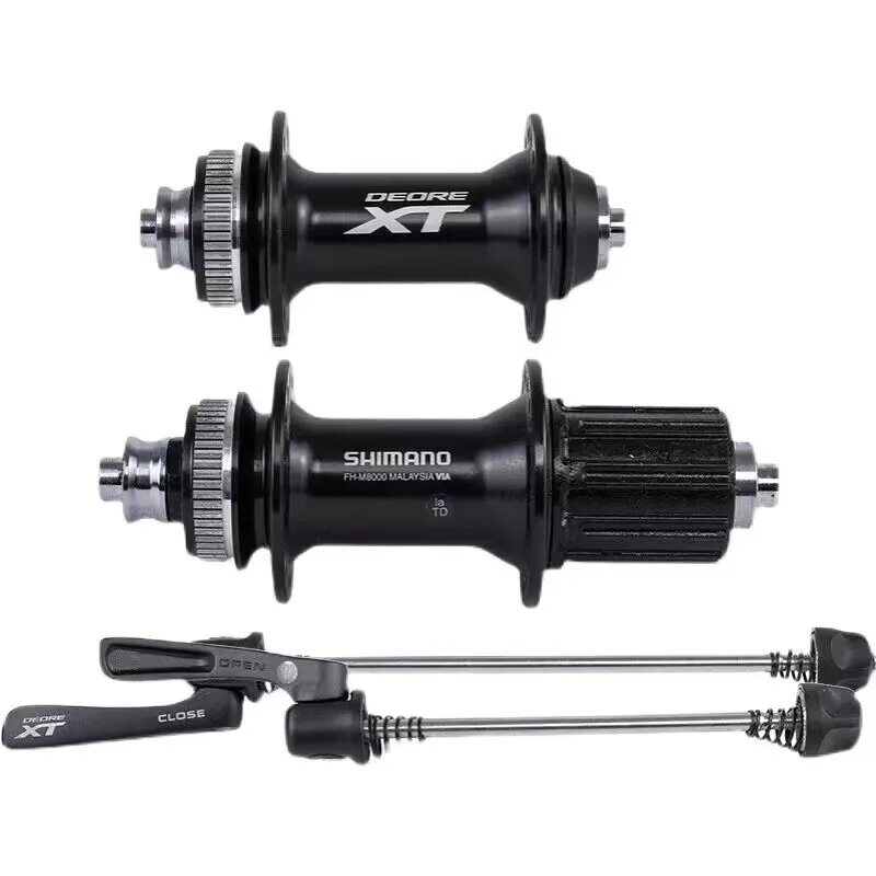 SHIMANO XT-M8000 втулки черные 8/9/10/11 скорости
