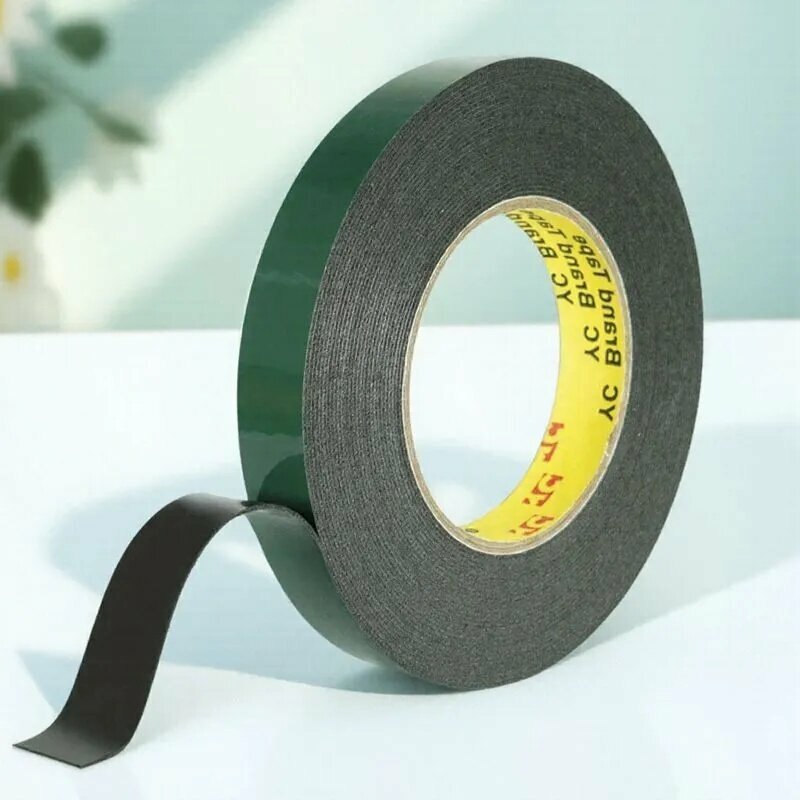 Вспененная полиэтиленовая лента для звукоизоляции и виброизоляции, двусторонняя, черная, 10 м (хит продаж)