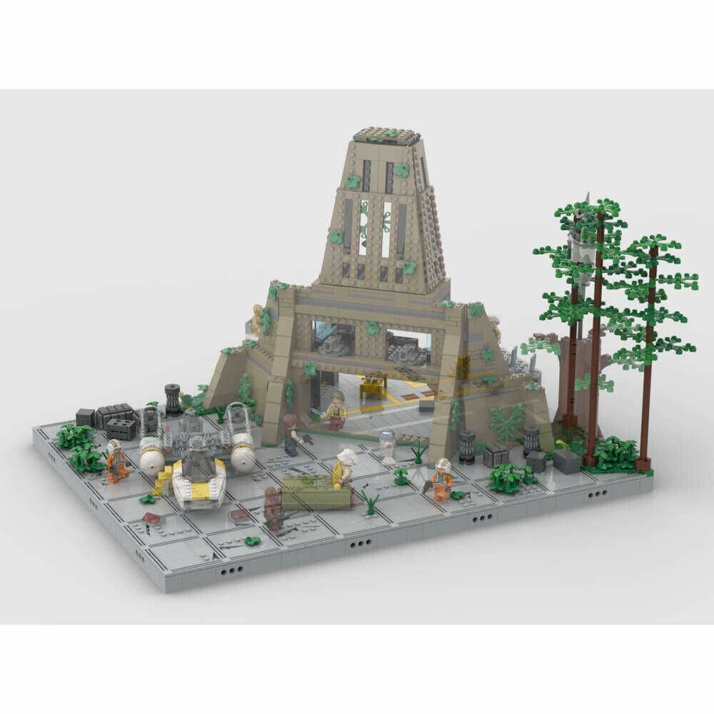 1313шт. Конструктор Yavin 4 Rebel Base - Display for set 75365 Набор строительных блоков