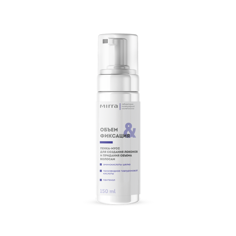 Пенка-мусс для создания локонов, защитой волос и придания им объема 50 мл