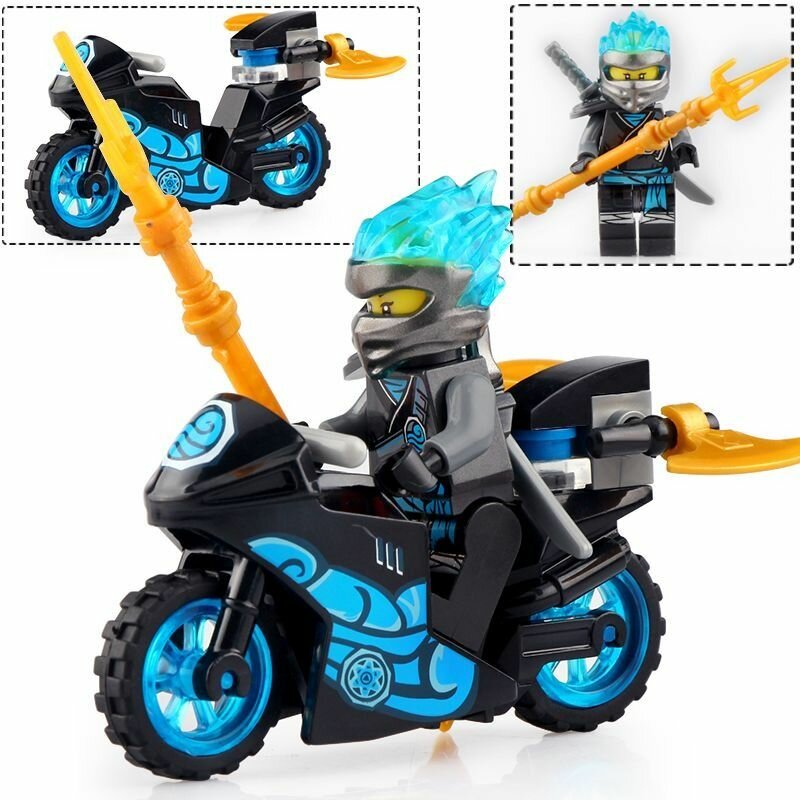 Фигурка Ninjago Ниндзяго, , Самурай Икс, Харуми (Молчаливая) с маской обмана, конструктор для мальчиков