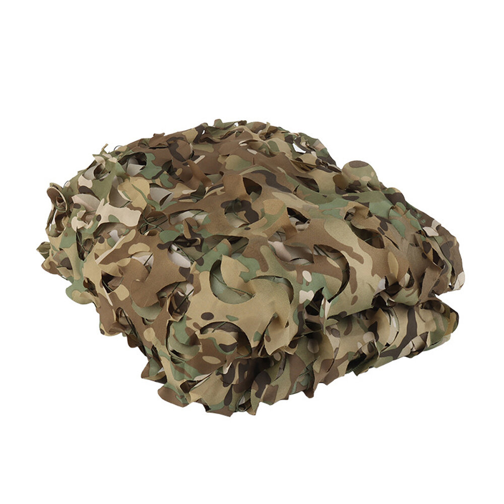 Камуфляжный сет 1.5x2m Woodland Camo Netting тактический легкий для кемпинга тень от солнца чехол для автомобиля для охоты стрельбы тематической вечеринки украшение 1шт